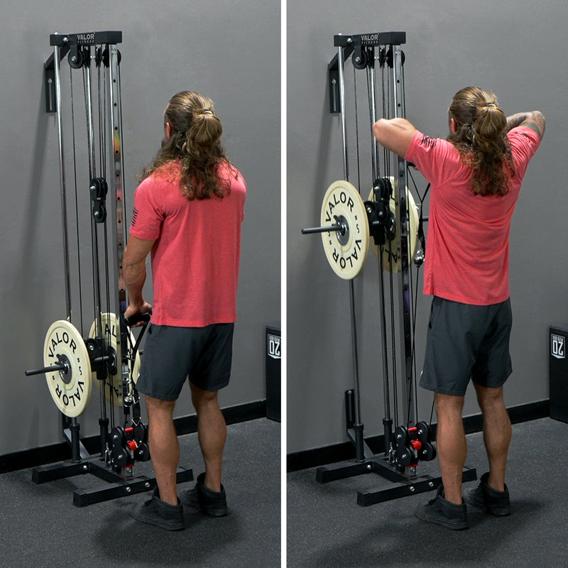 Space-Saving Wall Mounted Cable Station – Valor Fitness