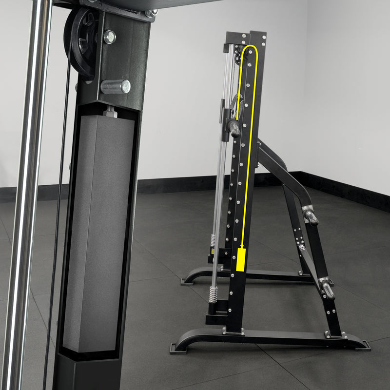 Counterbalanced Smith Machine w/ Weight Plate Storage – Valor Fitness