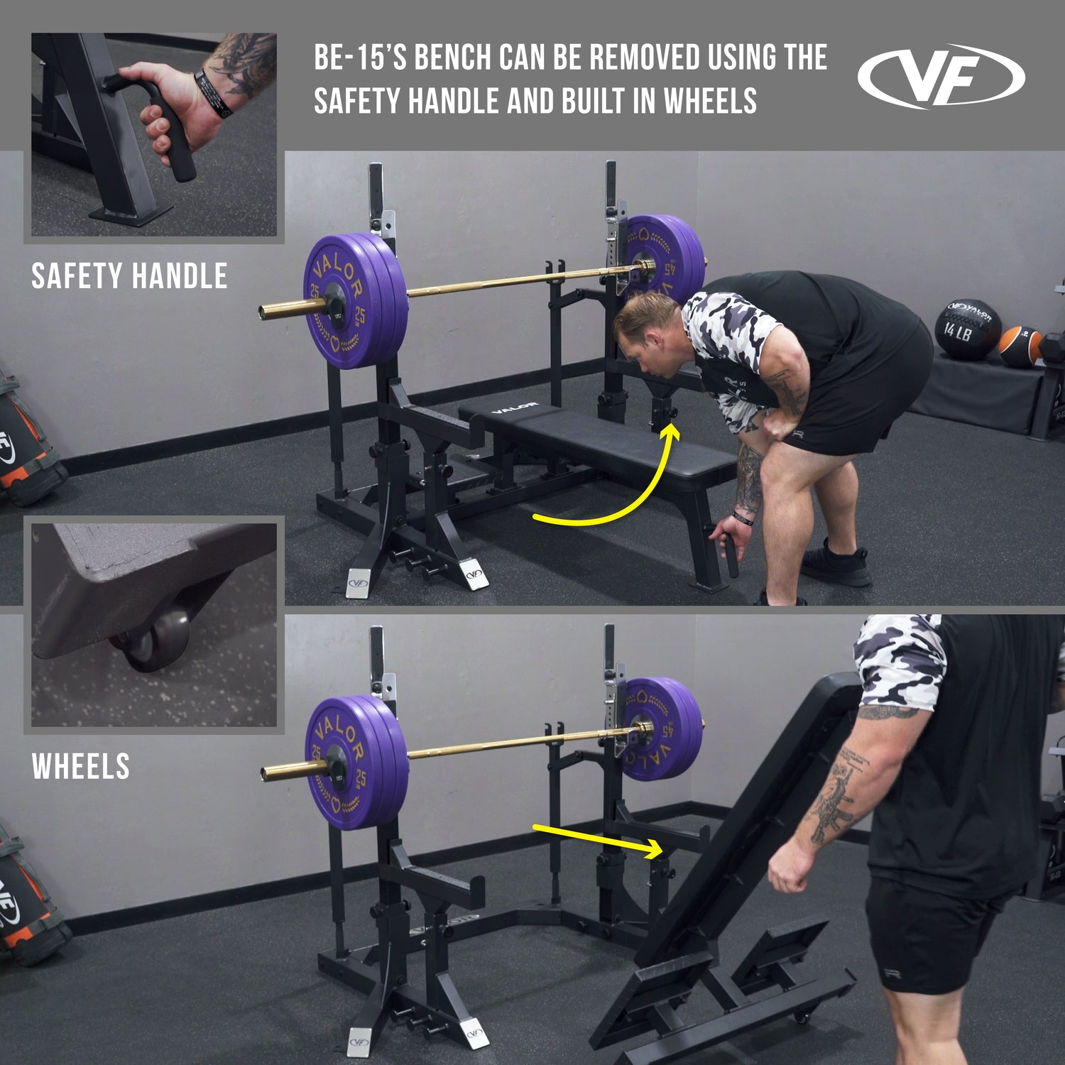 Combo Squat/Bench Rack | USPA Competition Certified