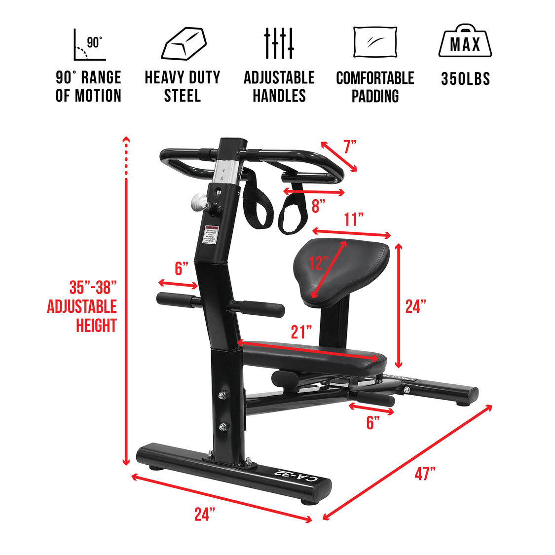 Back Stretcher Machine – Improve Mobility & Flexibility – Valor Fitness
