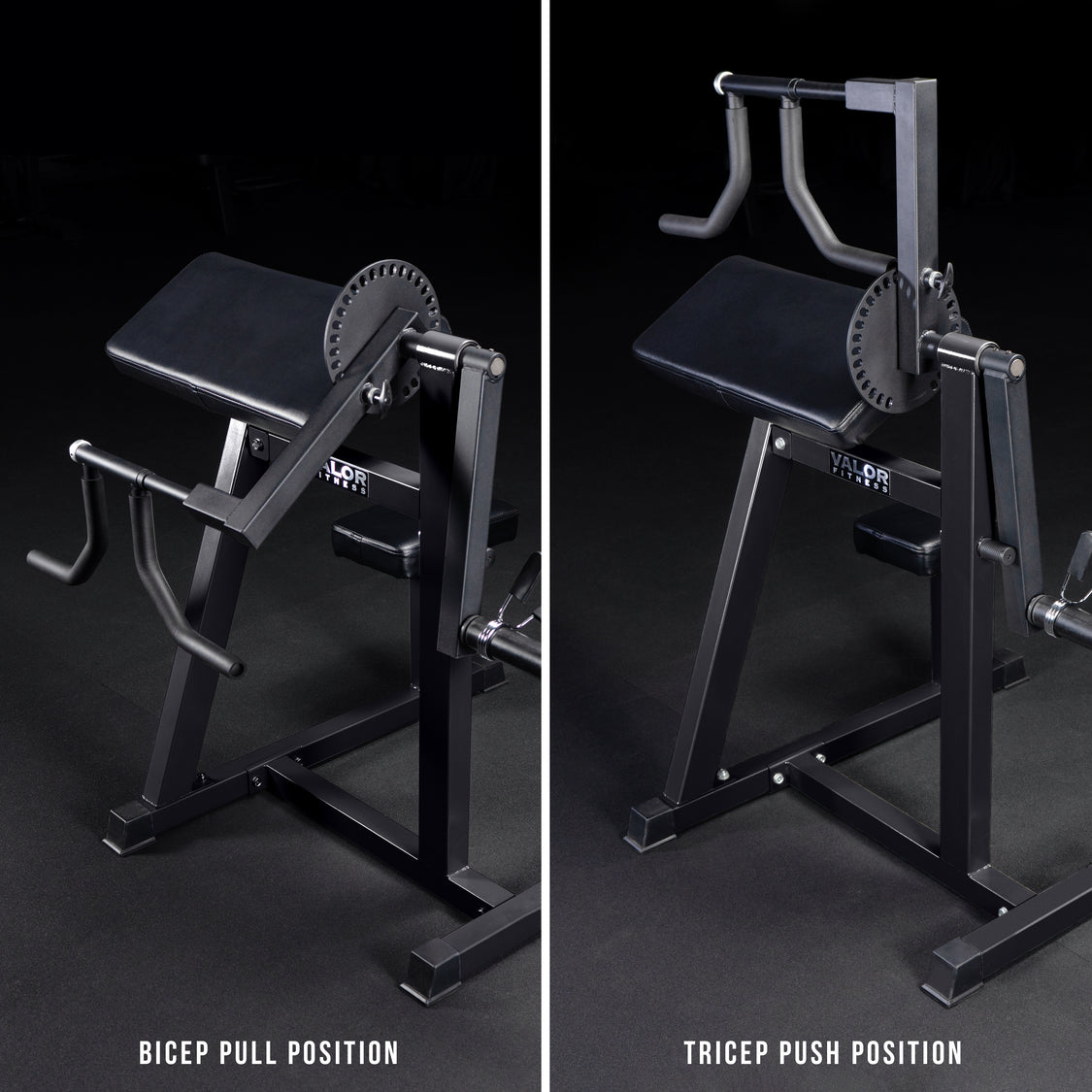 Dual Tricep & Bicep Curl Machine – Valor Fitness