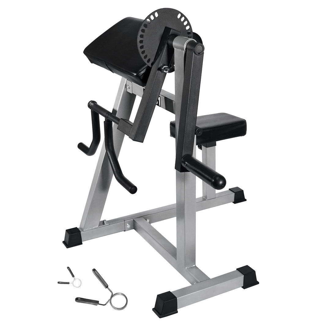 Plate Loaded Tricep & Bicep Curl Machine