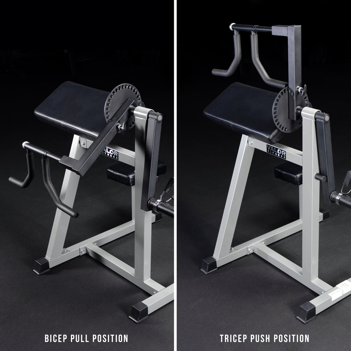 Dual Tricep & Bicep Curl Machine – Valor Fitness