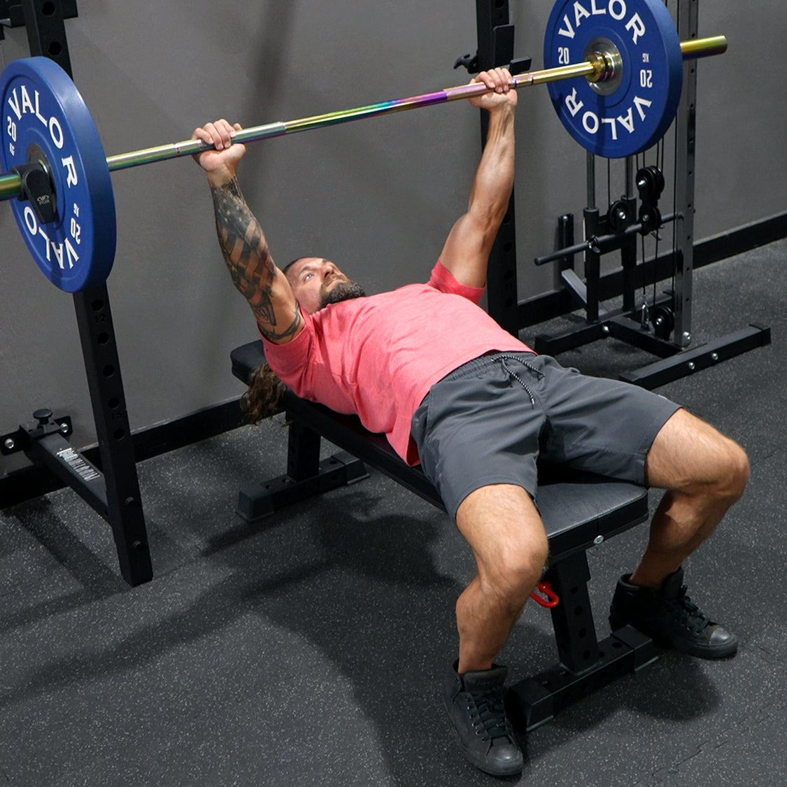 Space-Saving Foldable Flat Bench for Small Spaces – Valor Fitness