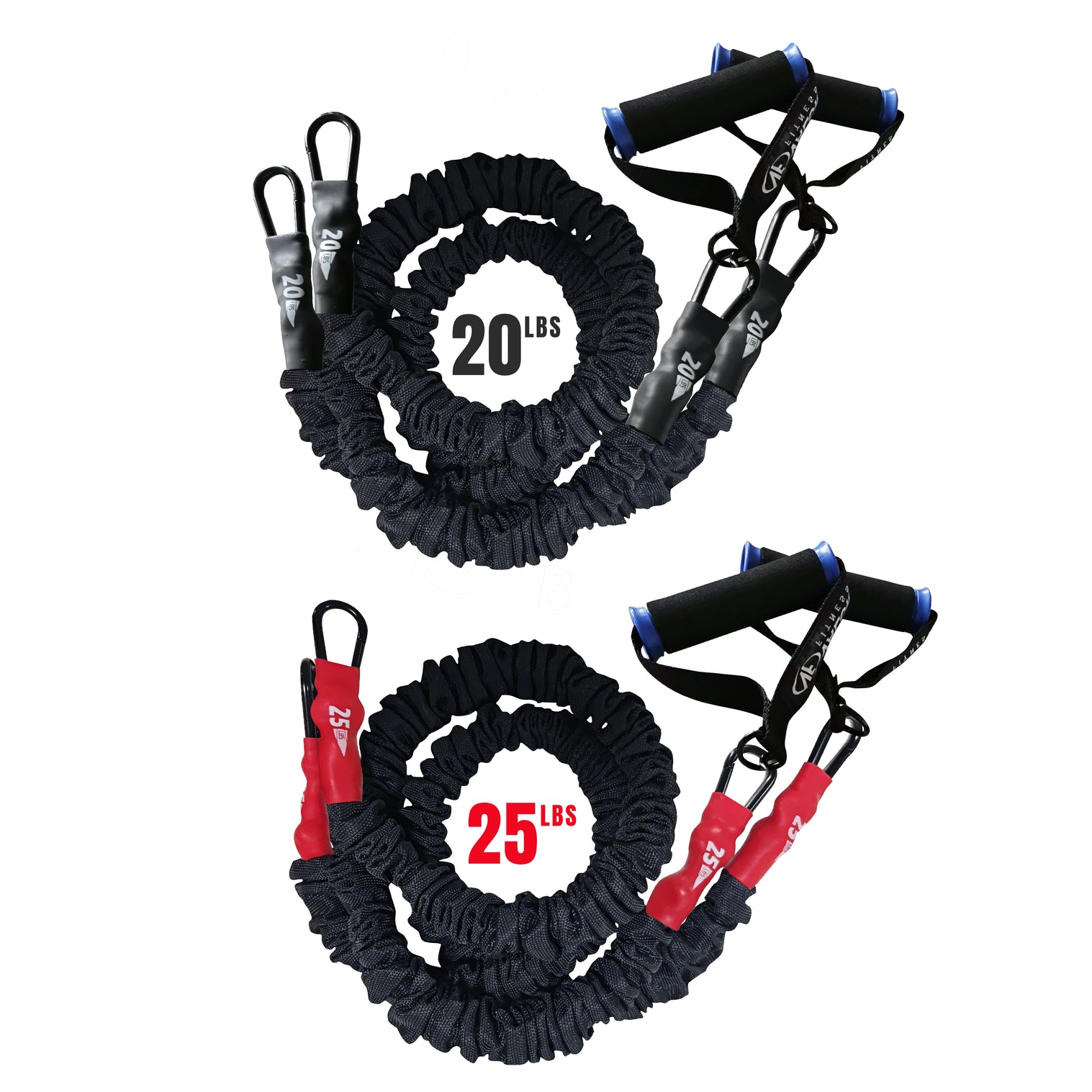 Short Resistance Bands with Handles – Valor Fitness