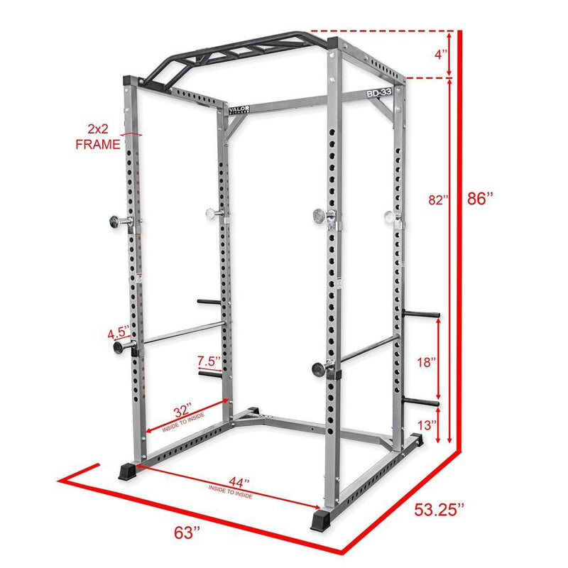 Power Fitness Rack for Home Gyms – Valor Fitness