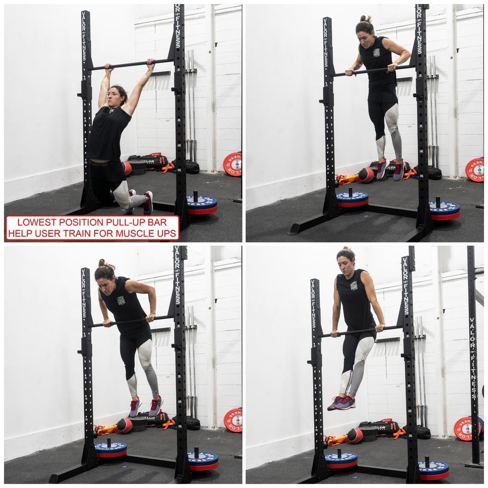 Half Rack w/ Pull-Up Bar | Valor Fitness