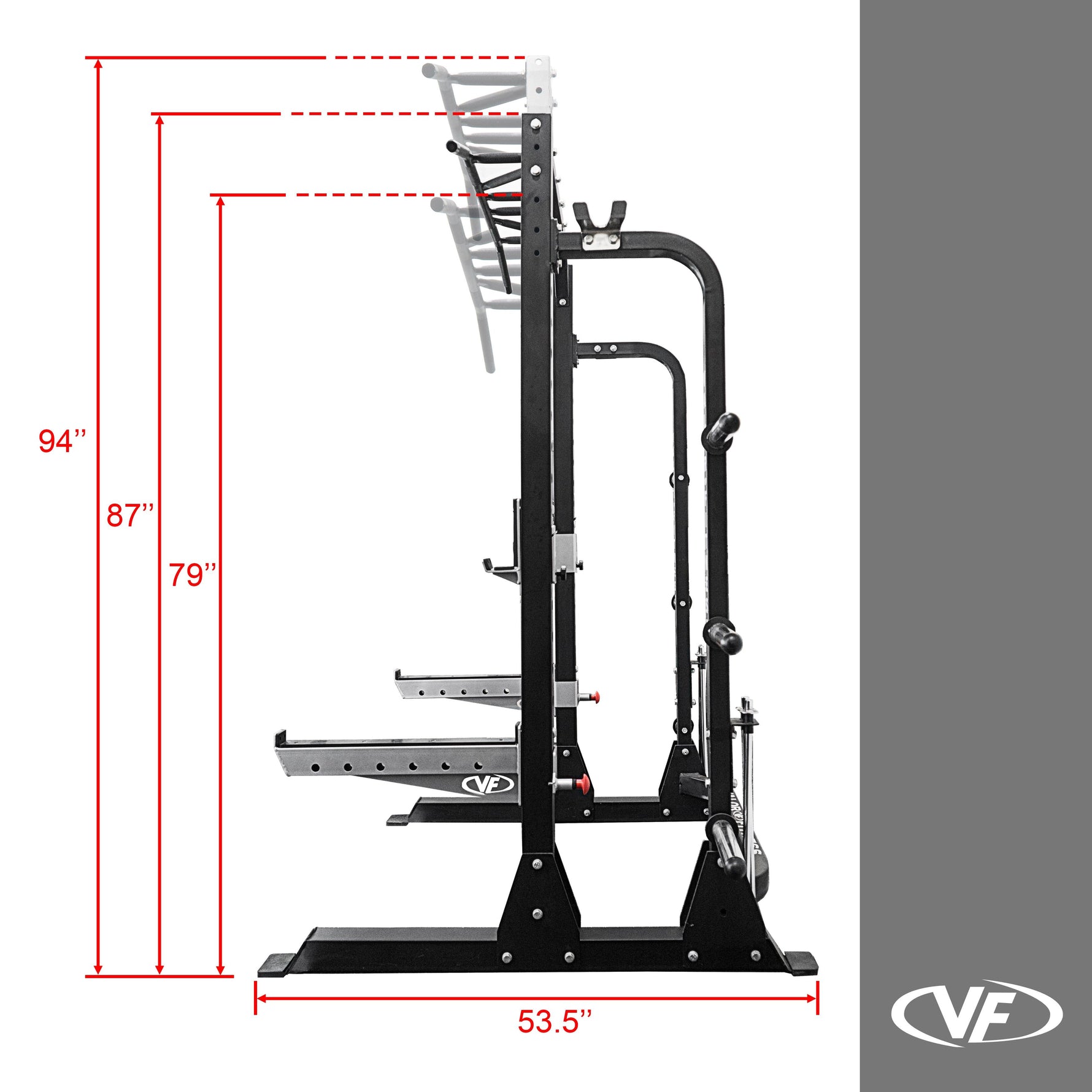 Half Rack | Heavy Duty Squat Rack for Home Gyms