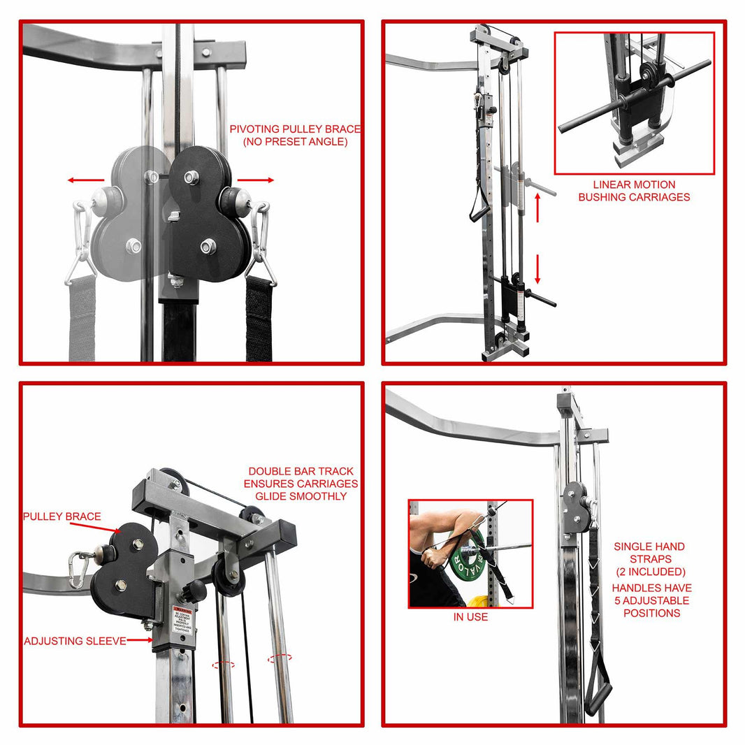 Cable Crossover Attachment | Valor Fitness BD-CC2.0