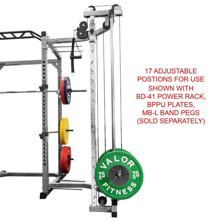Cable Crossover Attachment for BD-11 & BD-41 | Valor Fitness BD-CC2.5