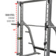 Premium Smith Machine with Plate Storage – Valor Fitness