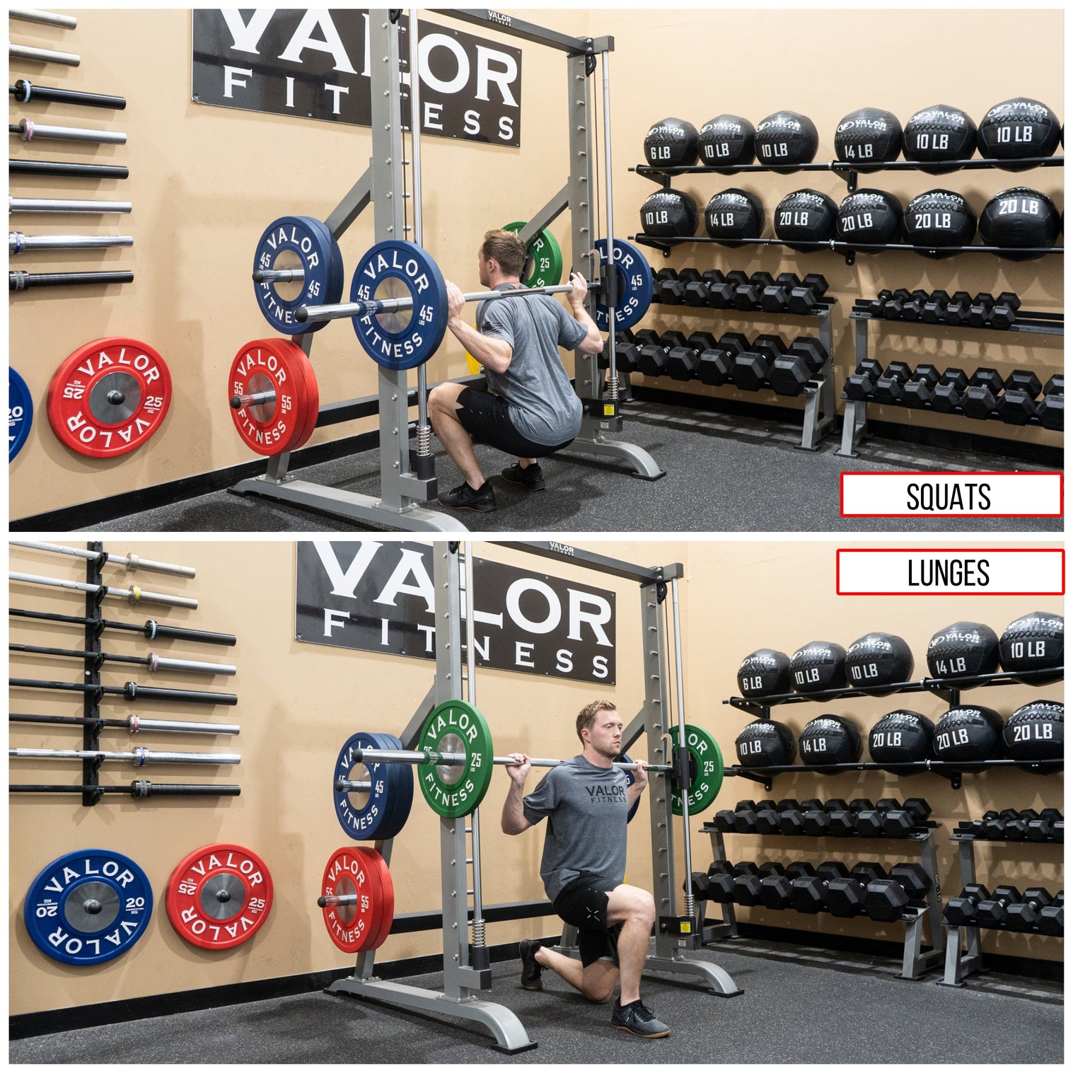 All-in-One Smith Machine with Plate Storage – Valor Fitness