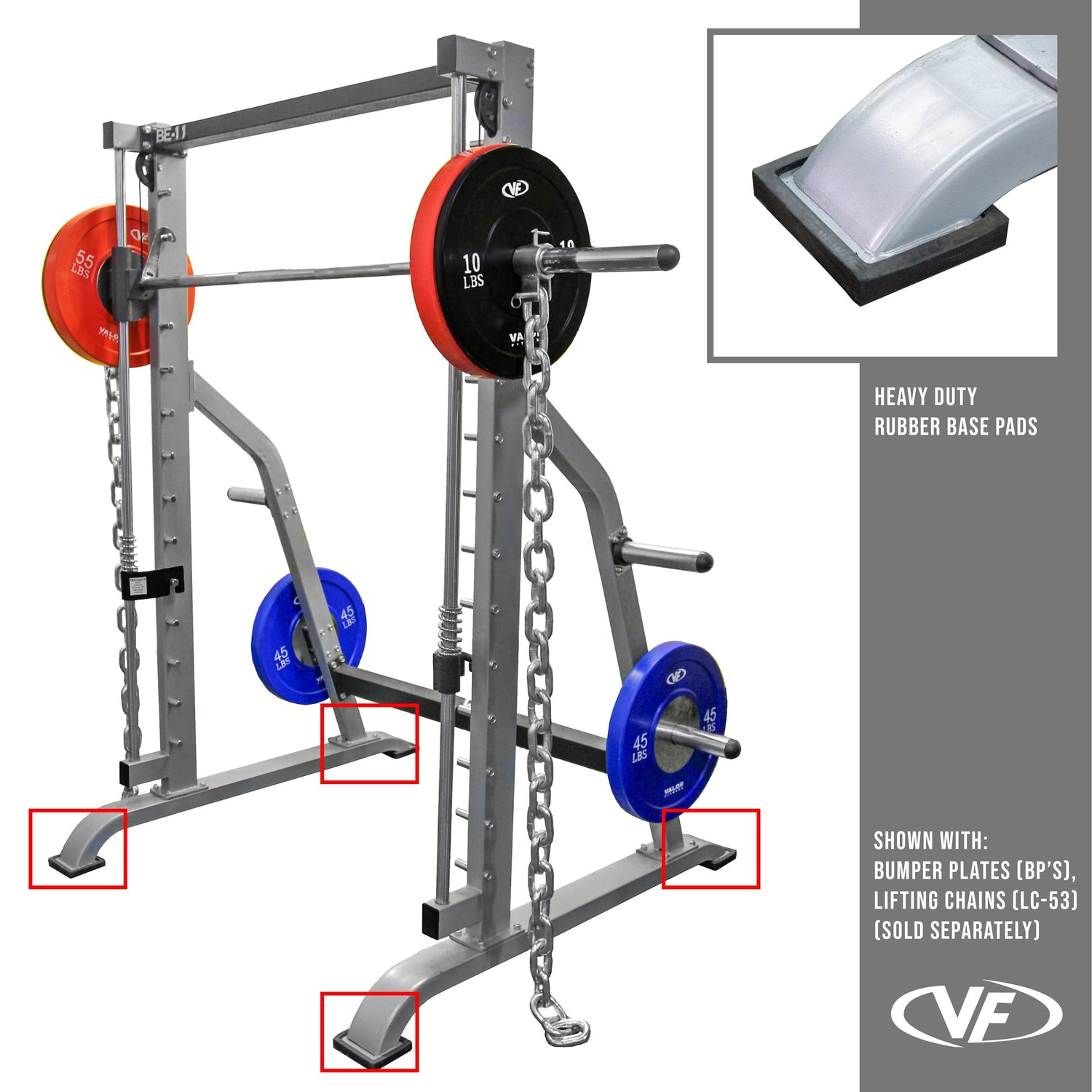 Counterbalanced Smith Machine | Weight Plate Storage