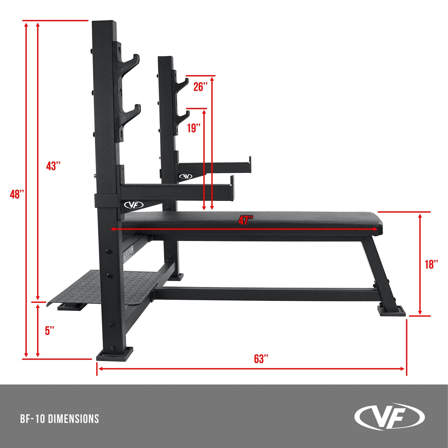 High-Capacity BF-10 Bench Press | Heavy-Duty Home Gym Bench