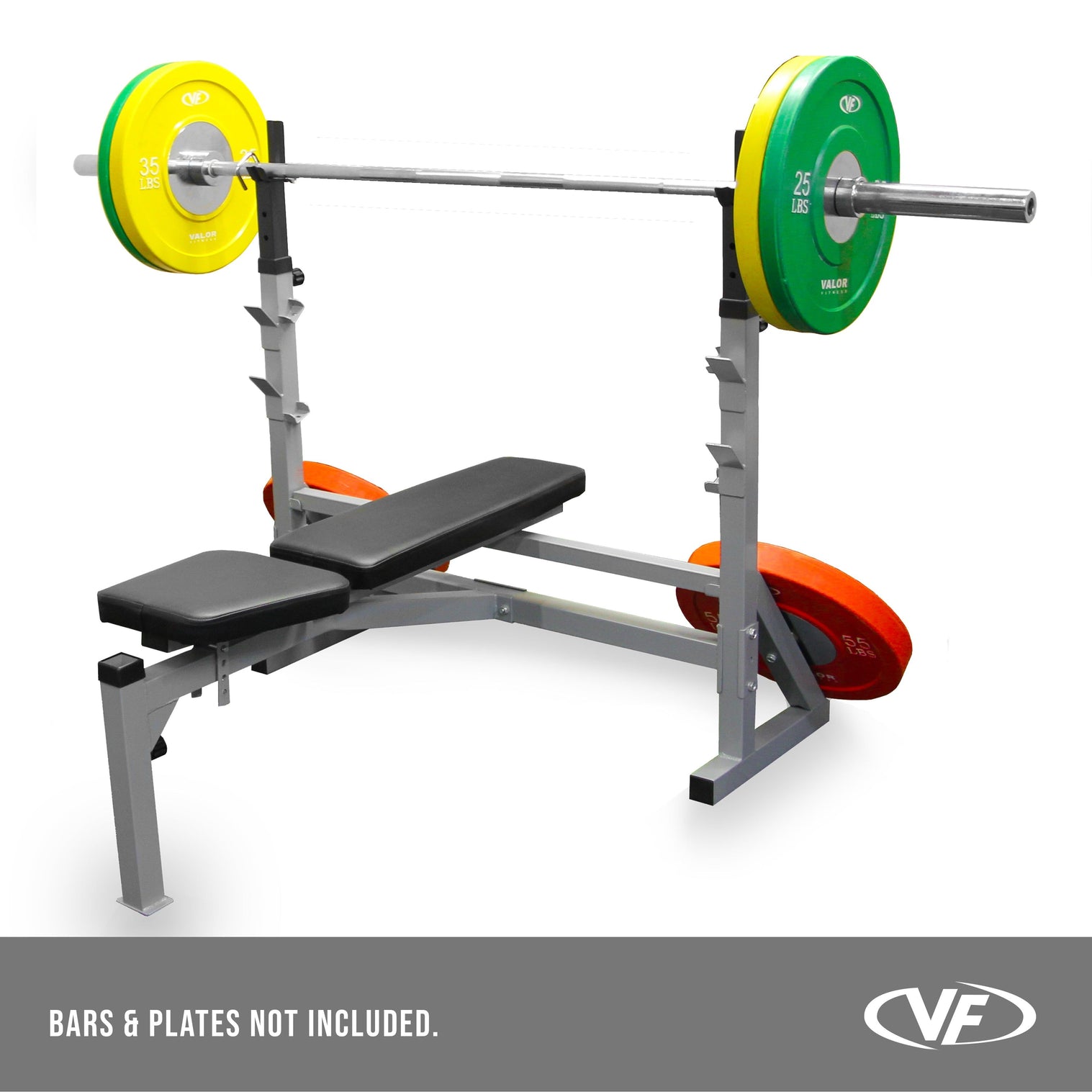 Adjustable Olympic Bench w/ Attachment Options – Valor Fitness