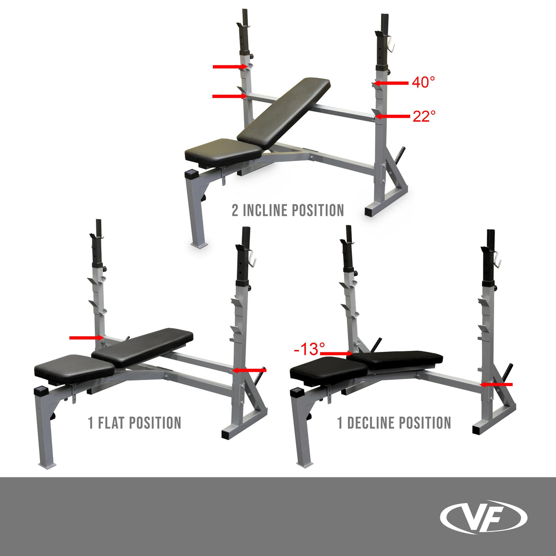Adjustable Olympic Bench w/ Attachment Options – Valor Fitness