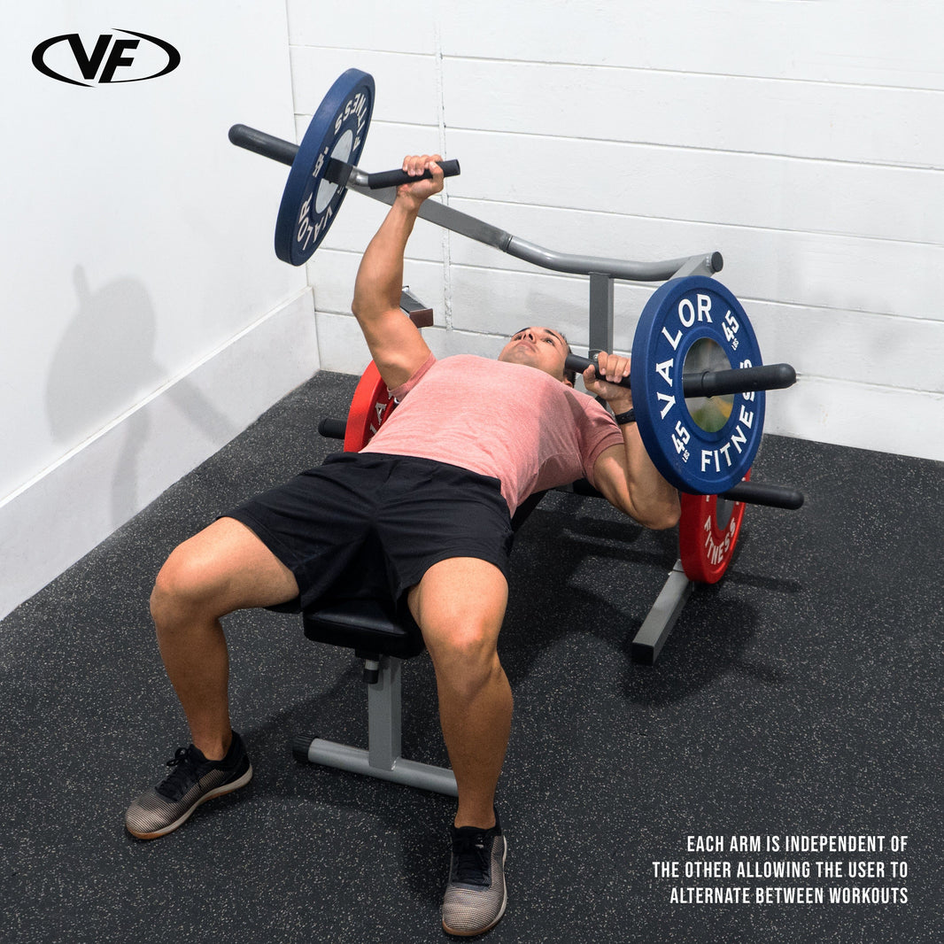 Adjustable Bench Press with Converging Arms | Valor Fitness BF-47