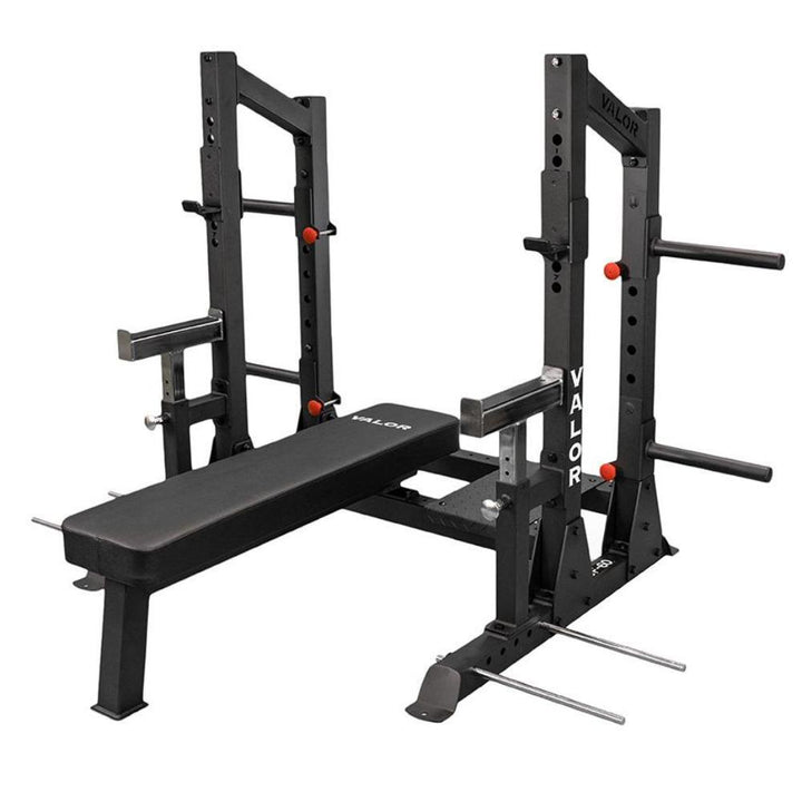 Competition Powerlifting Bench | Adjustable J-Hooks