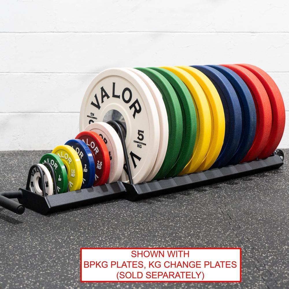Horizontal Weight Plate Rack - Space-Saving Storage – Valor Fitness