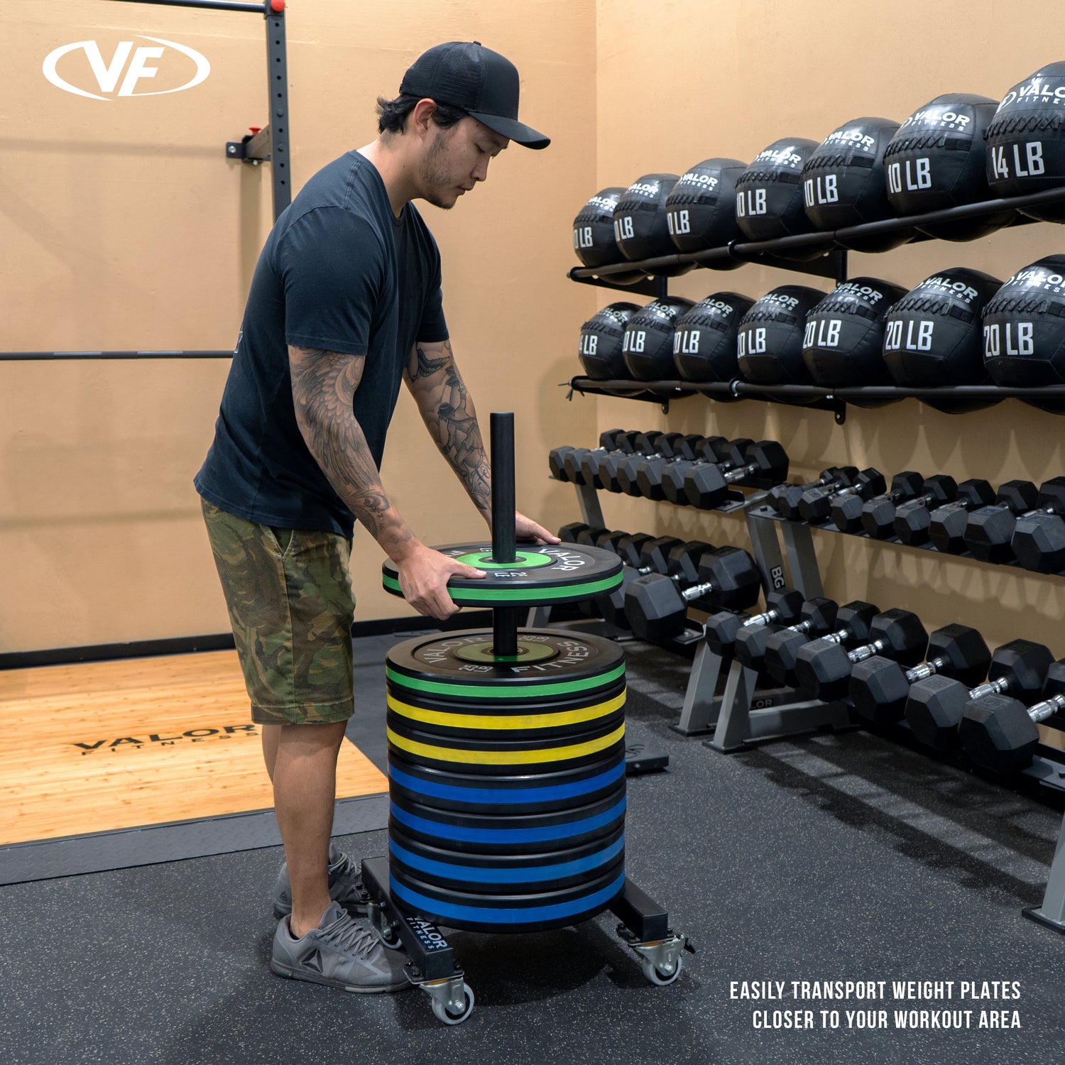 Weight Plate Storage Racks And Attachments