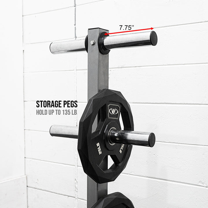 Olympic Plate Tree with Bar Storage | Valor Fitness BH-9