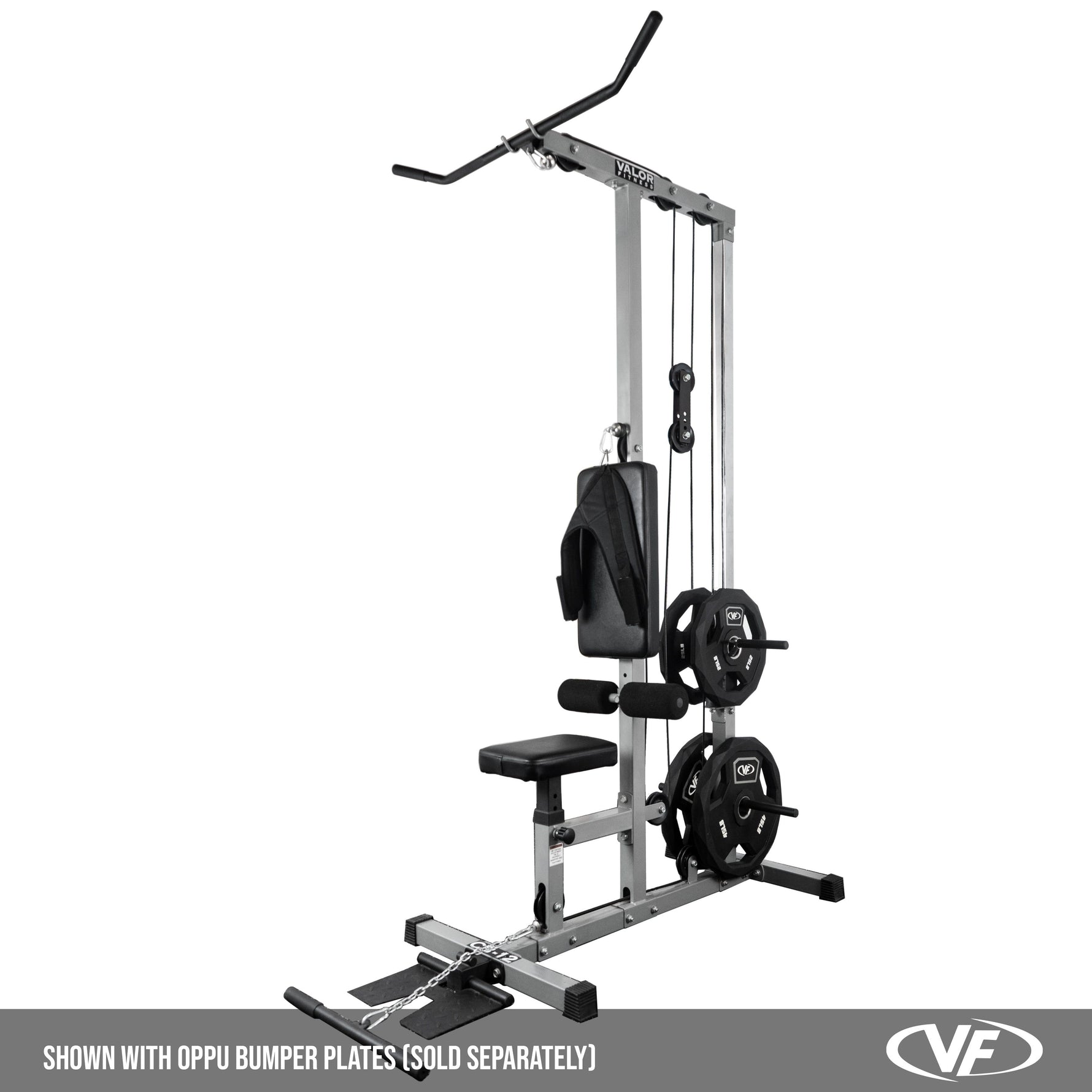 Plate-Loaded Lat Pulldown Machine | Valor Fitness CB-12