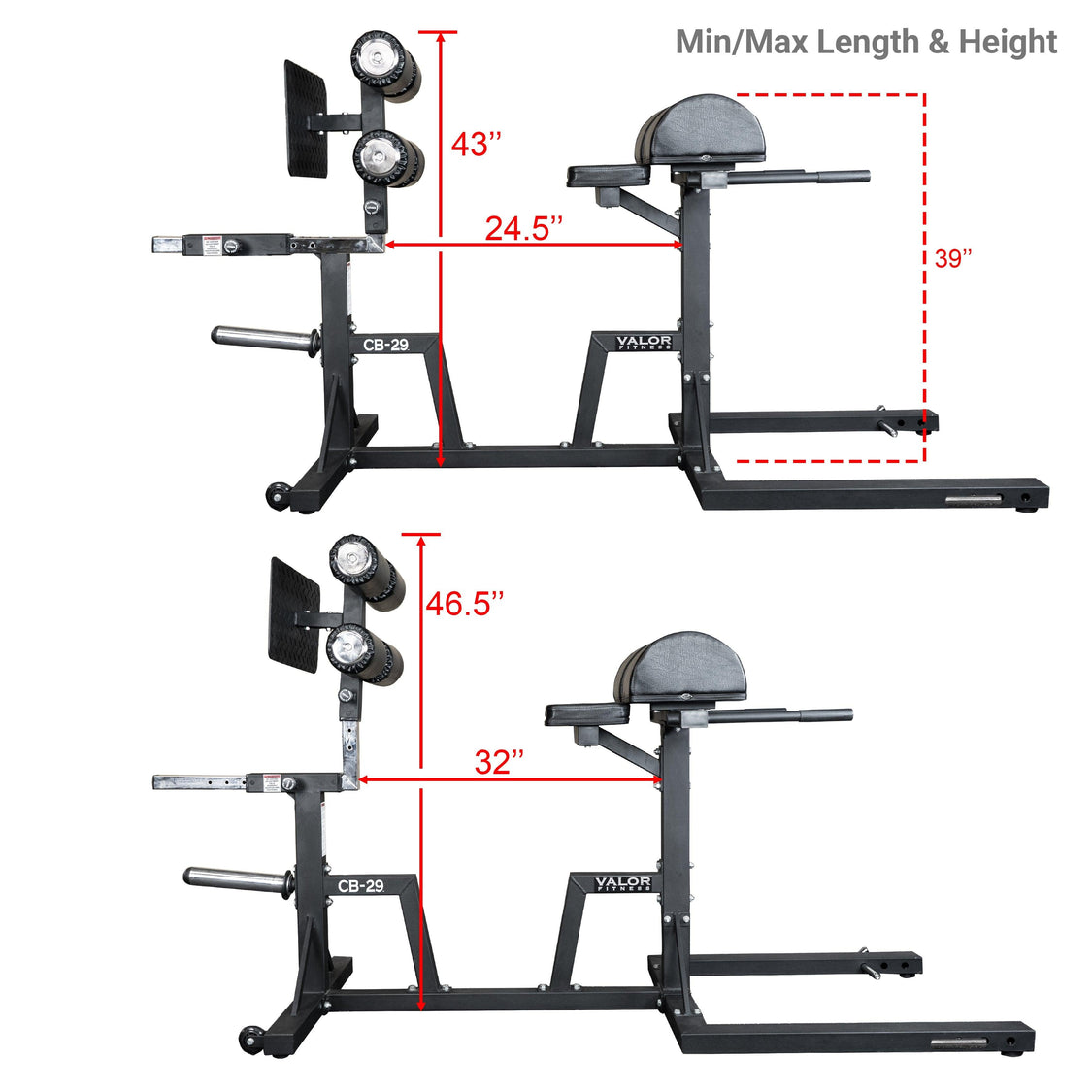 GHD Machine – Glute Ham Developer – Valor Fitness