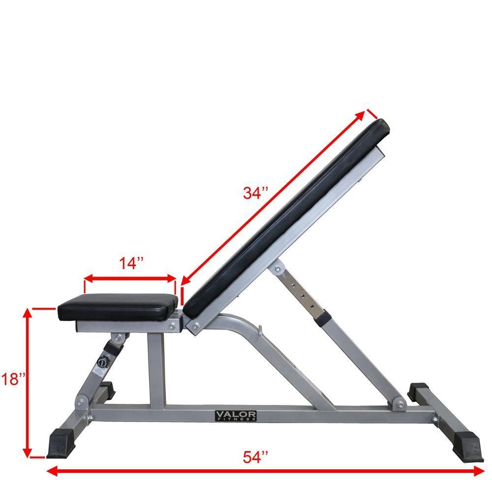 Adjustable Utility Bench - Order Online Today | Valor Fitness