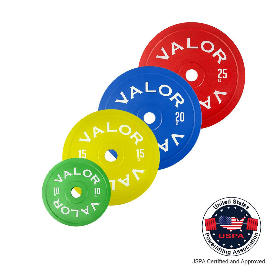 KG Steel Calibrated Powerlifting Plates – Valor Fitness