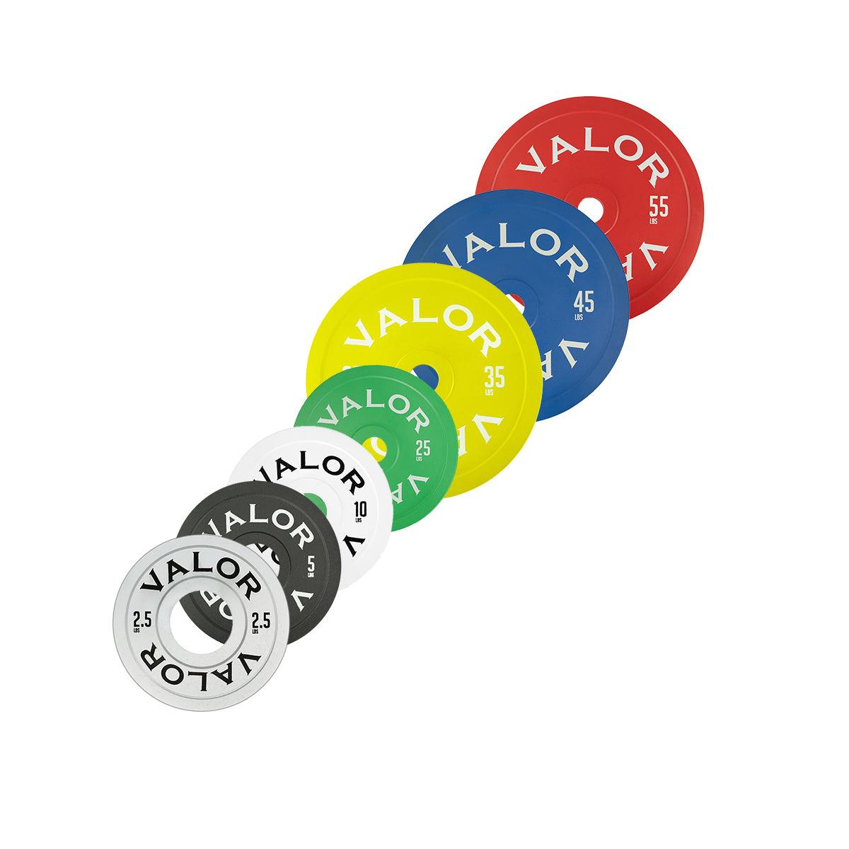 Steel Calibrated Plates for Powerlifting – Valor Fitness