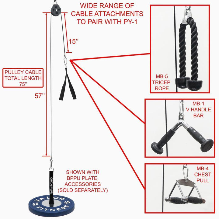 Portable Cable Pulley Station - Versatile Workout