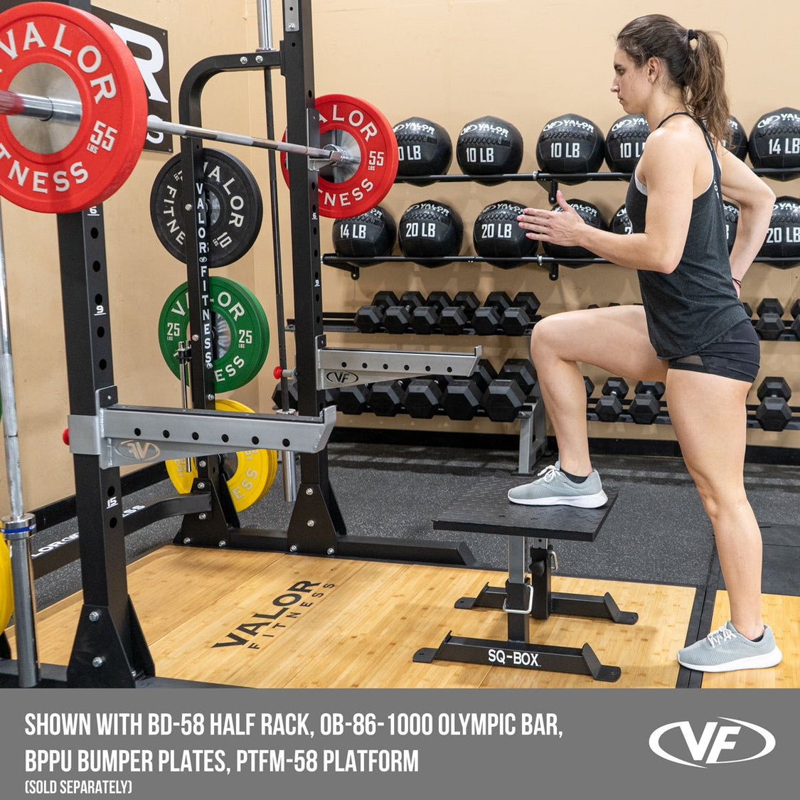 Height-Adjustable Squat Box – Valor Fitness